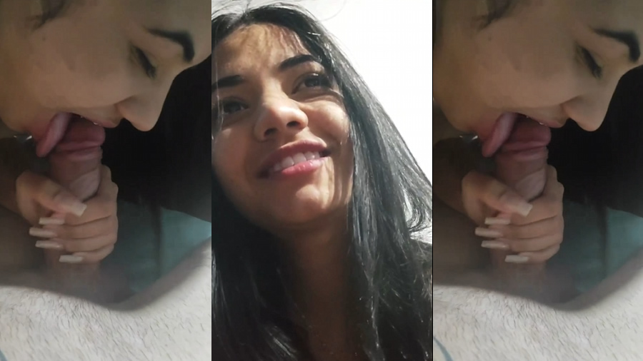New Girlfriend Doing Live While Giving The Guy An Amateur Blowjob Cnn